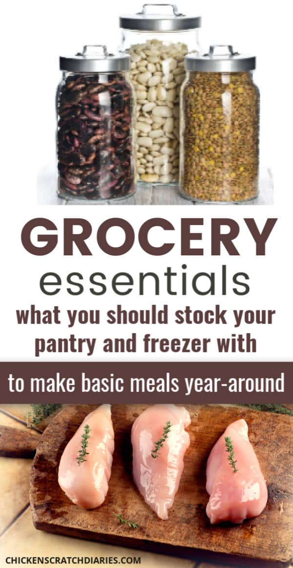 Essential Grocery Staples for your Freezer and Pantry » Chicken Scratch ...