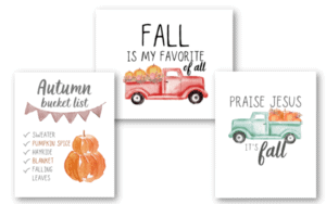 Free Printable Fall Signs: Pumpkins and Pickups » Chicken Scratch Diaries