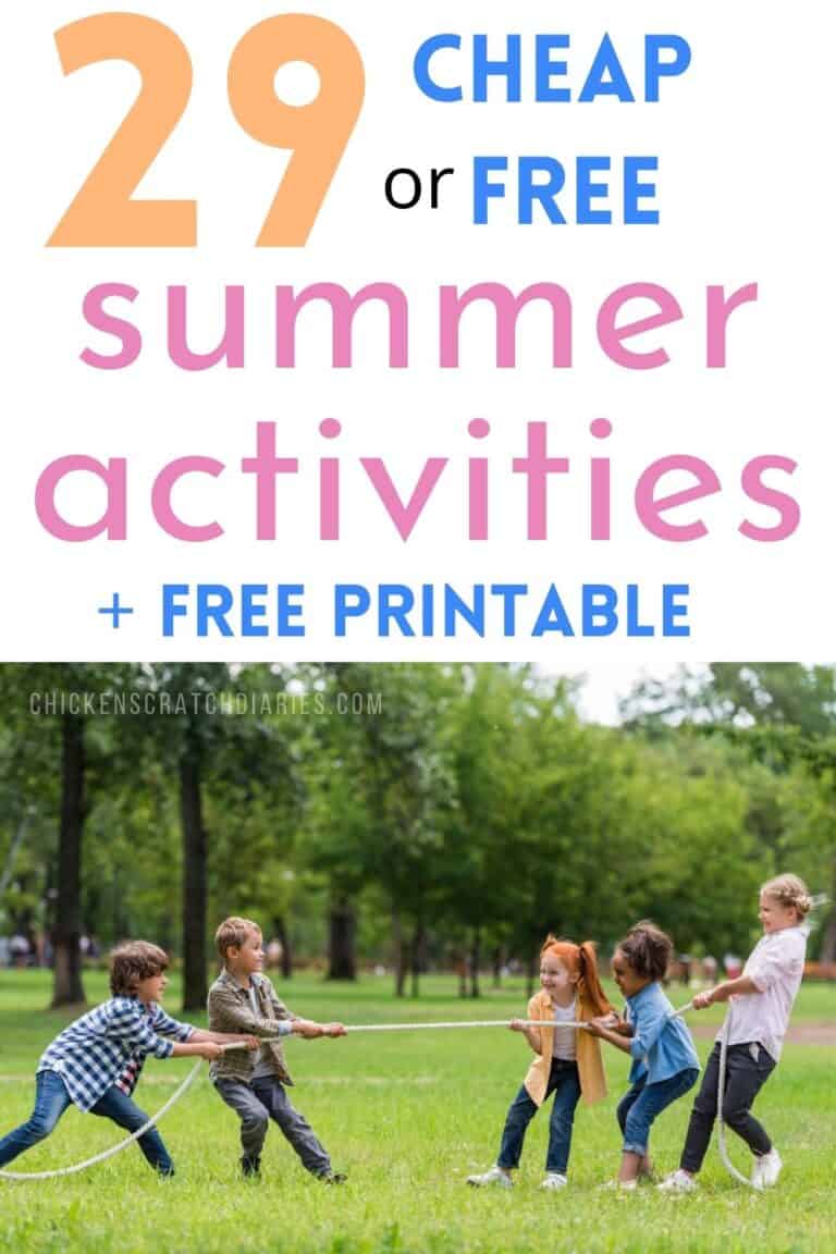 29 Inexpensive Summer Activities for Kids and Families + Free Printable ...