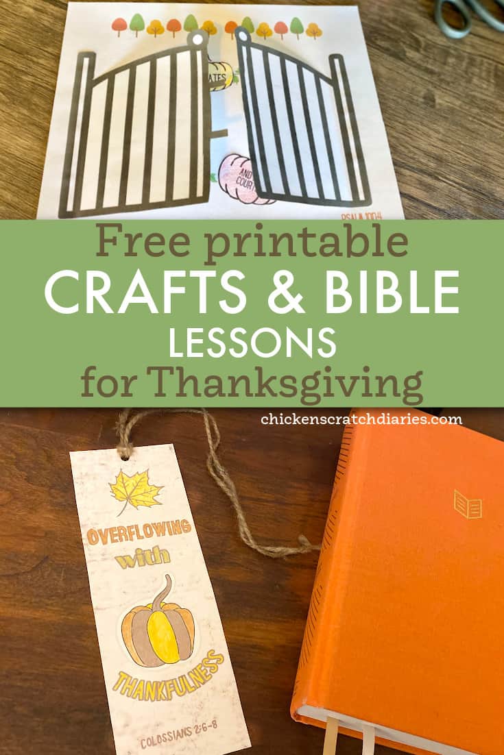 3 Thanksgiving Bible Lessons + Free Printable Crafts for Sunday School ...