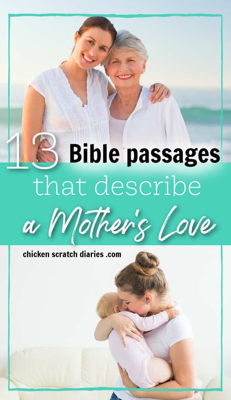15 Bible Verses about a Mother's Love for her Children » Chicken ...