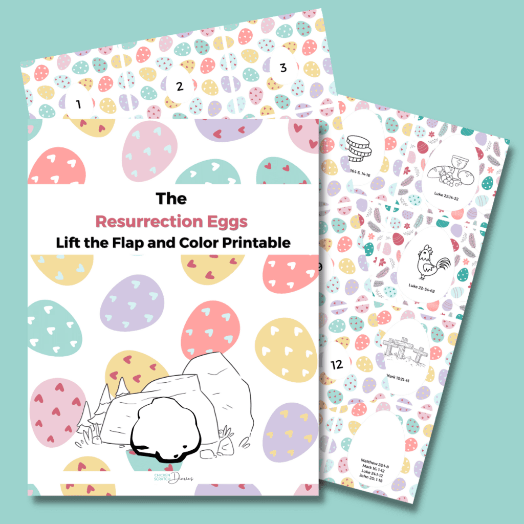 Resurrection Eggs Printable Activity with Verses » Chicken Scratch Diaries