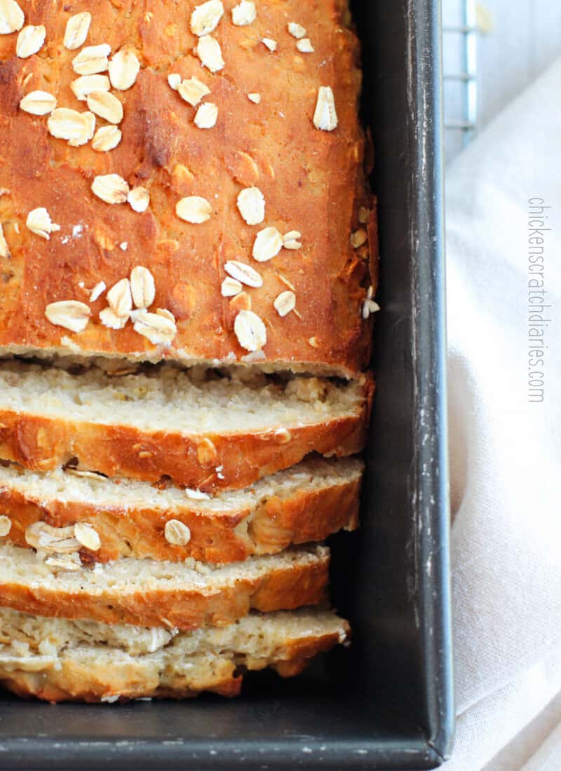 Quick Oat Bread Recipe (with GF/DF option) » Chicken Scratch Diaries