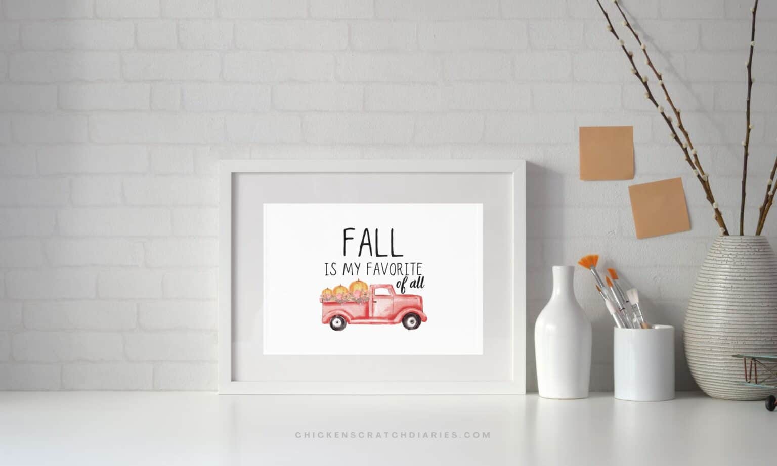 Free Printable Fall Signs: Pumpkins and Pickups » Chicken Scratch Diaries