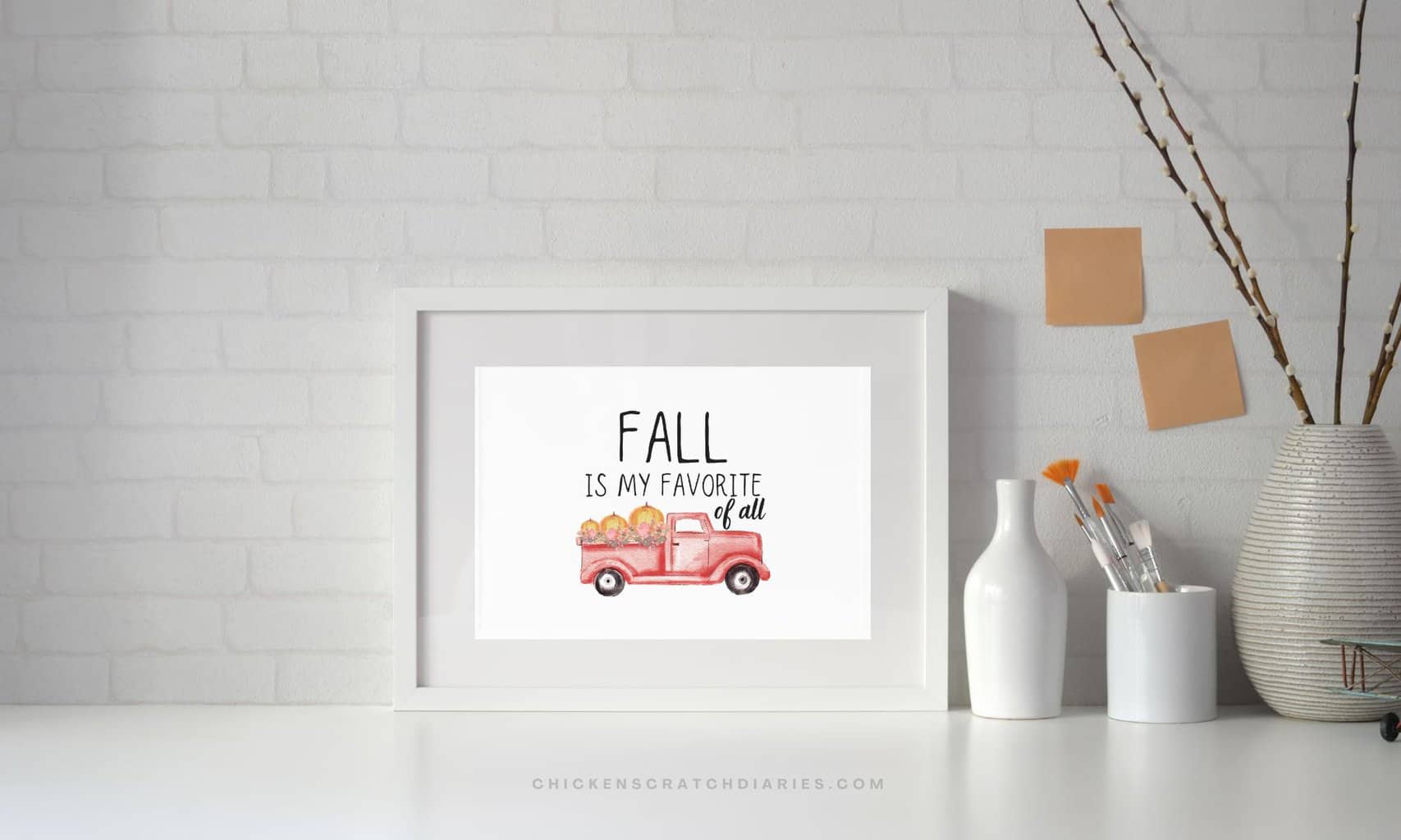 Free Printable Fall Signs: Pumpkins and Pickups » Chicken Scratch Diaries