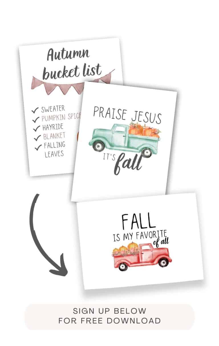 Free Printable Fall Signs: Pumpkins and Pickups » Chicken Scratch Diaries