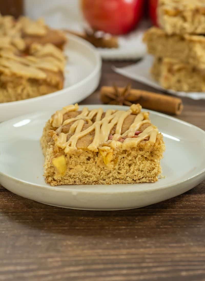 Glazed Apple Butter Blondies » Chicken Scratch Diaries
