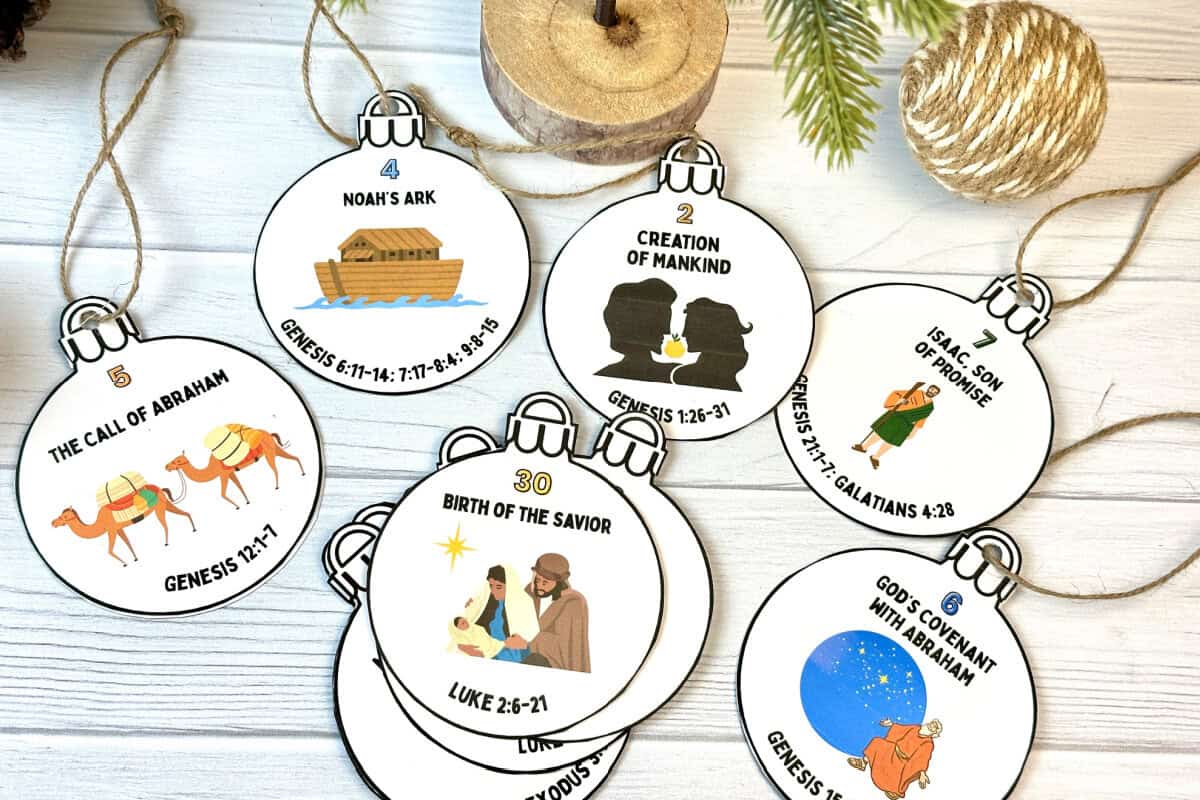 Jesse Tree Printable Ornaments for Advent (Free!) » Chicken Scratch Diaries